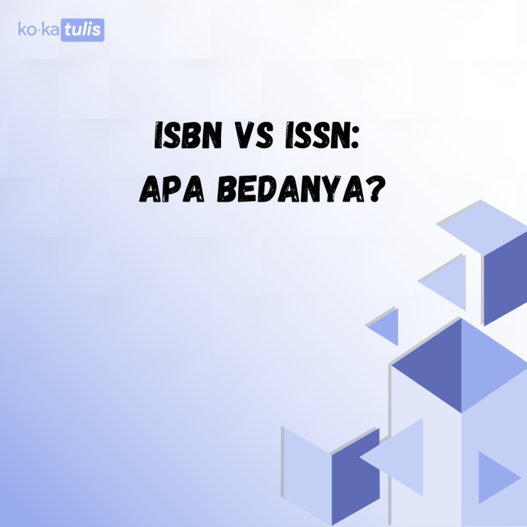 Isbn Vs Issn Apa Bedanya